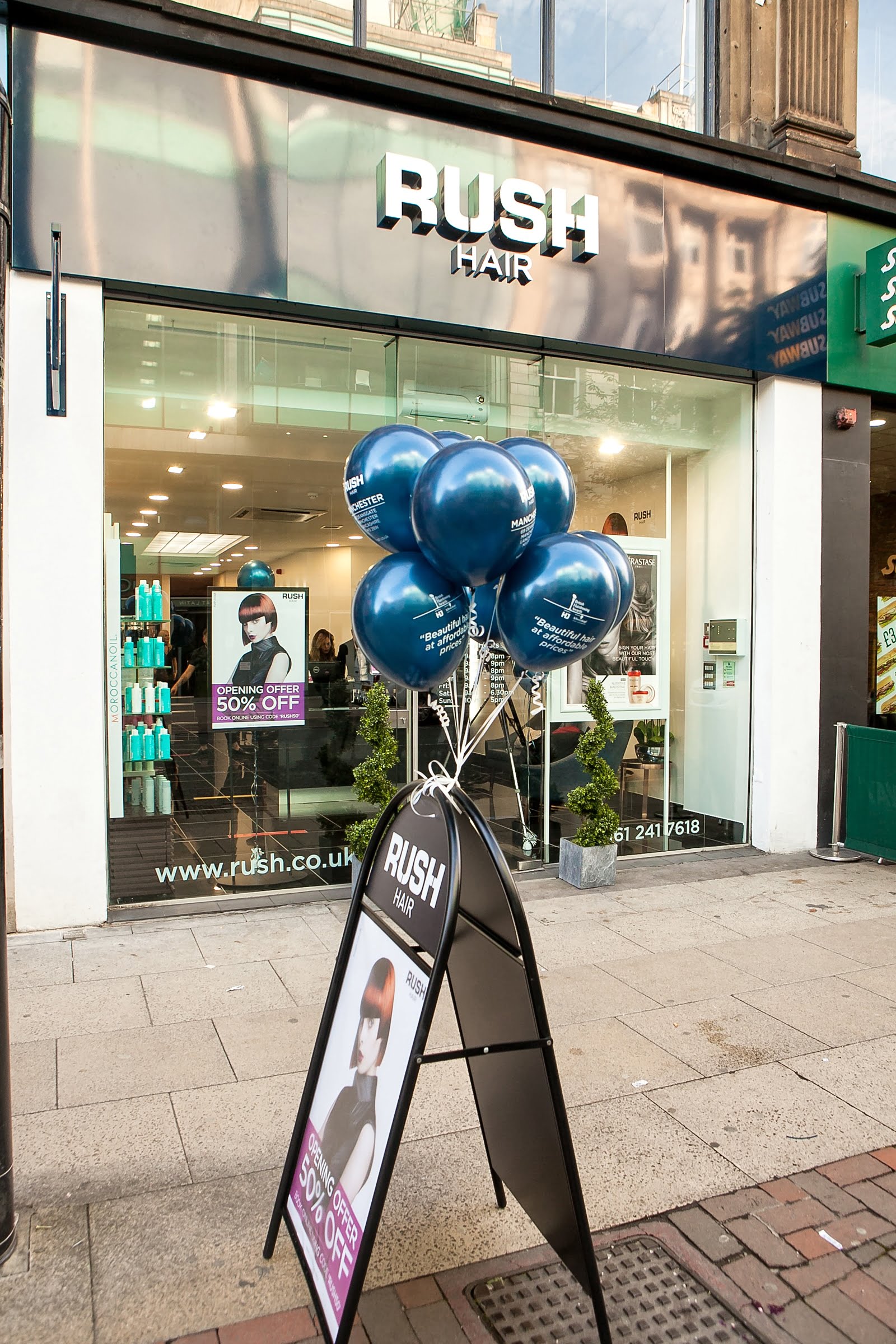 New salon, Rush Manchester is now open! | Rush Hair & Beauty